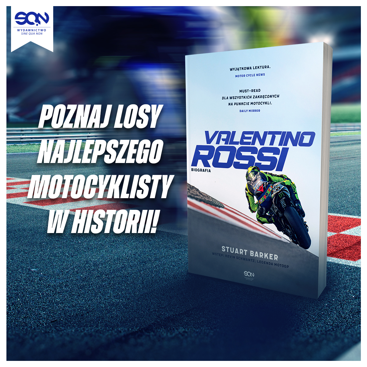 Biografia legendy Moto GP już w Polsce! Sportowa Książka Roku